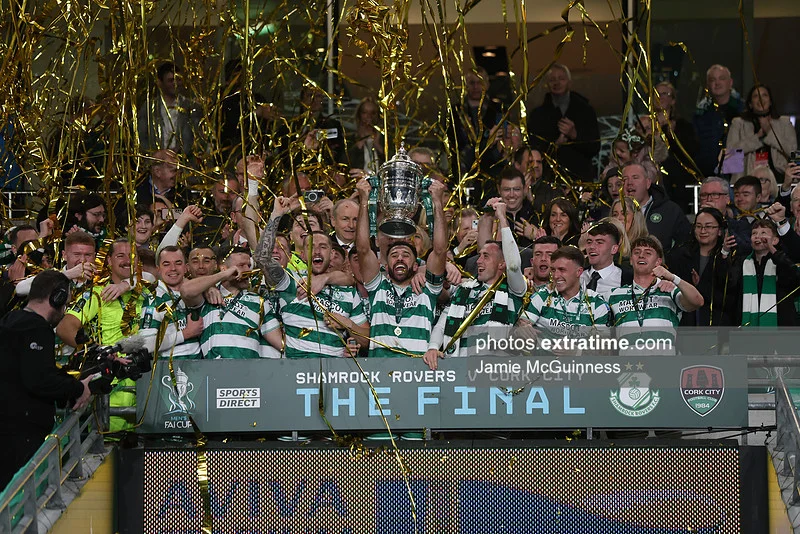 Shamrock Rovers 2 - 0 Cork City - REPORT | 2025 FAI Cup Final ...