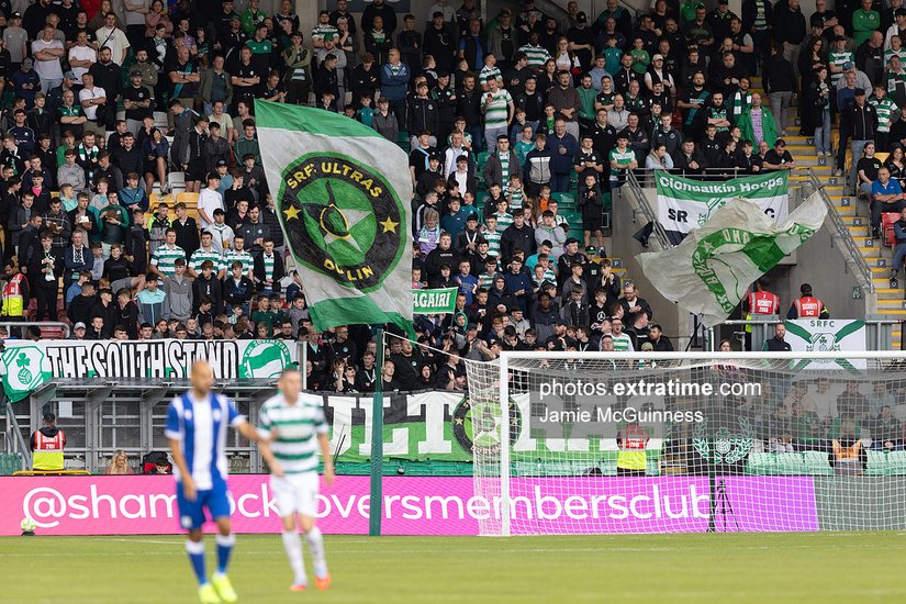 Match details on Conference League clash between Shamrock Rovers and ...